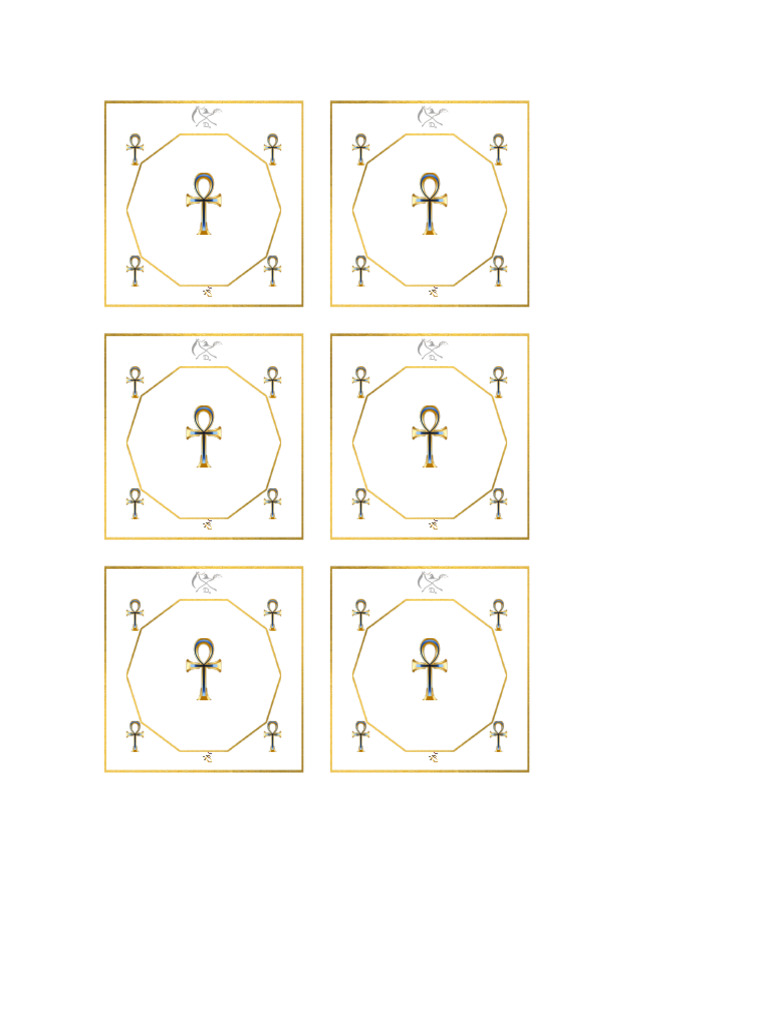 Mini Decágono Ankh Sekhem | PDF