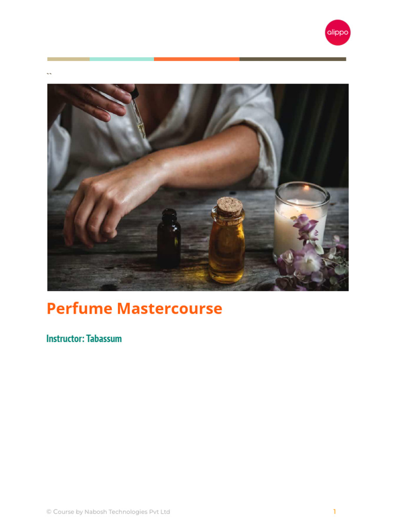 Perfume Mastercourse Overview | PDF | Perfume | Ethanol