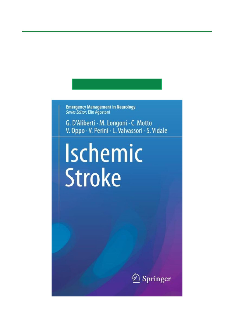 Ischemic Stroke Reference Book Download | PDF | Stroke | Neurology