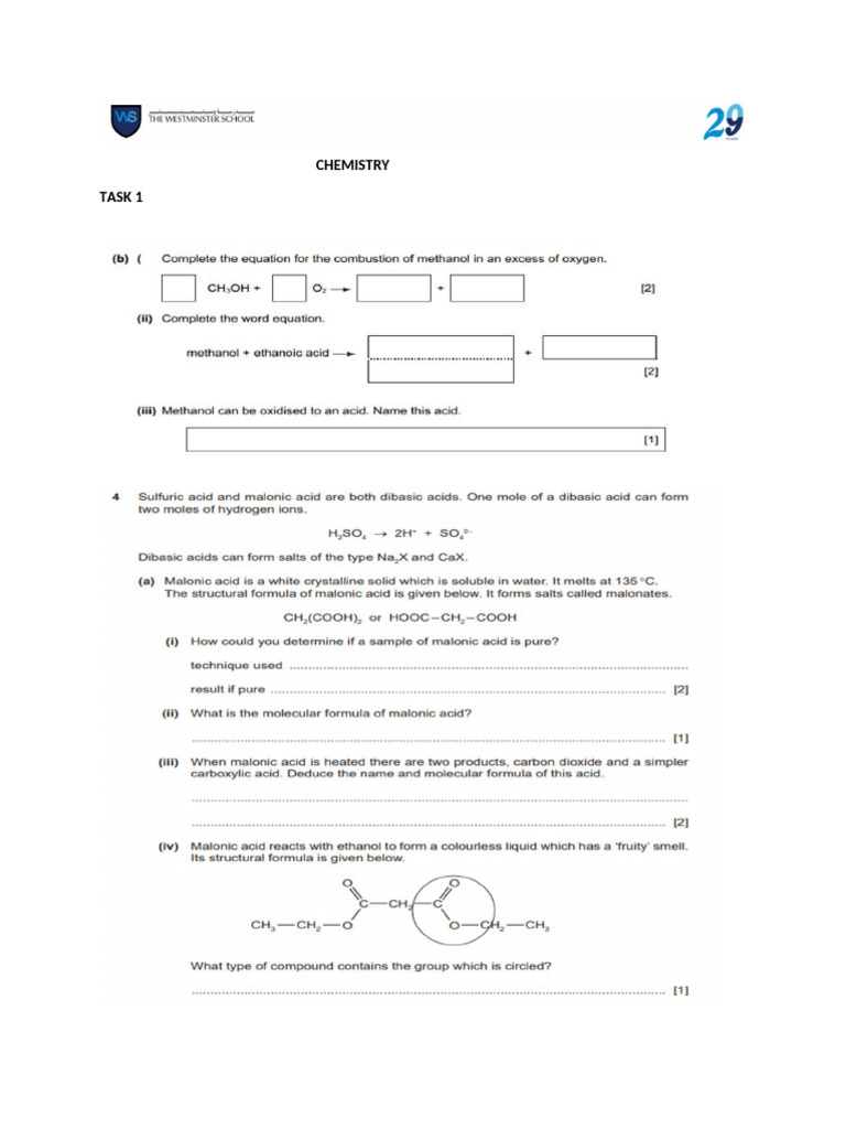 ESTERS Task Sheet | PDF