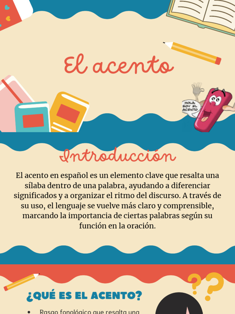 Importancia del acento en español | PDF | Palabra | Sílaba