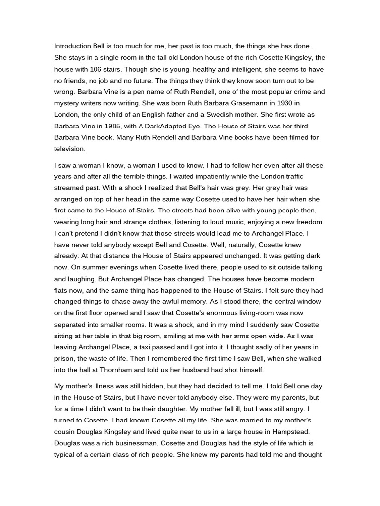 Introduction Bell Is Too Much For Me | PDF | Cosette