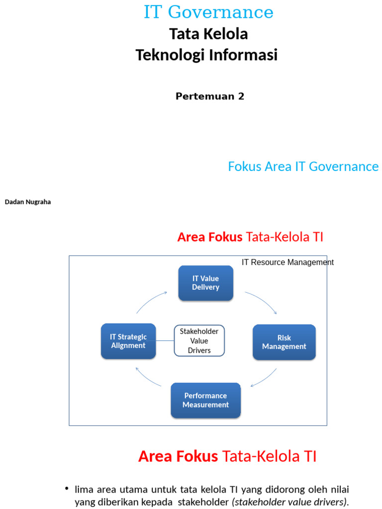 Pert.2_fokus Area IT Governance(Genap 2024) | PDF