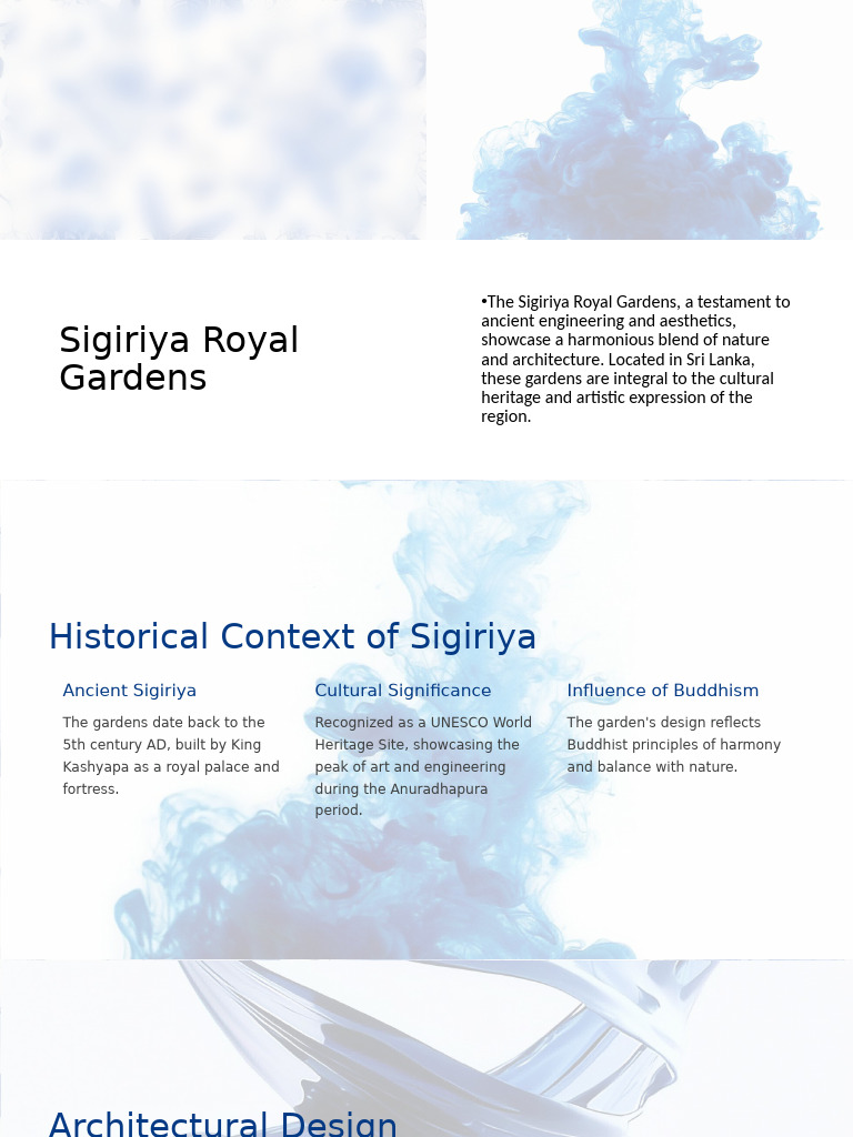 Sigiriya Royal Gardens | PDF | Gardens