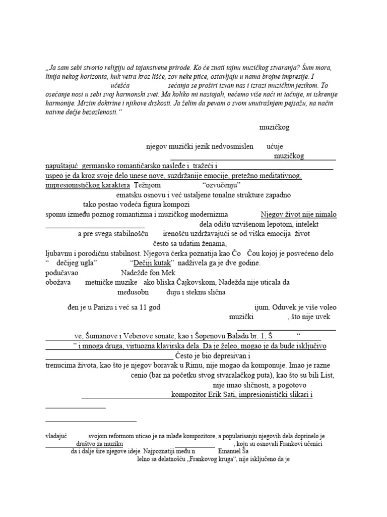 Klod Debisi | PDF