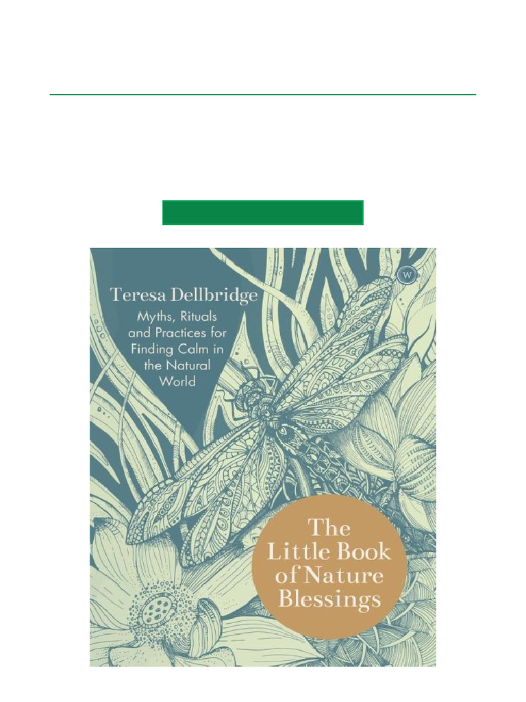 The Little Book of Nature Blessings How To Find Inner Calm in The ...