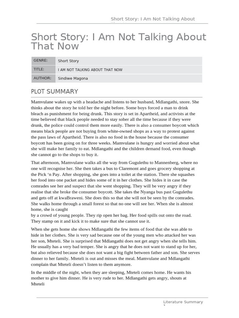 Mamvulane's Struggle in Apartheid | PDF | Patriarchy | Boycott