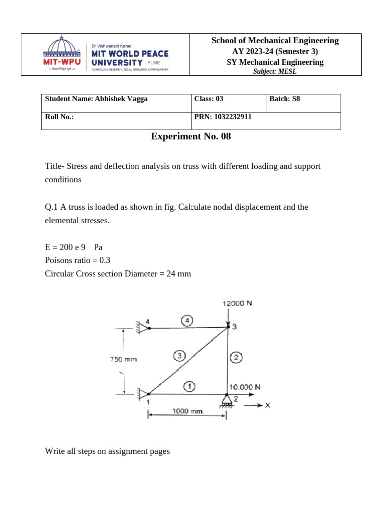 Experiment 8 | PDF