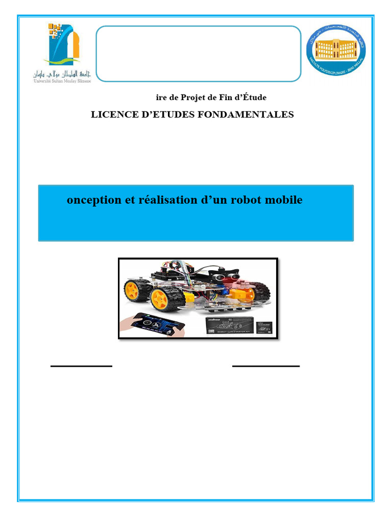 Conception Et Réalisation D'un Robot Mobile Télécommandé Par Bluetooth | PDF | Arduino | Robot