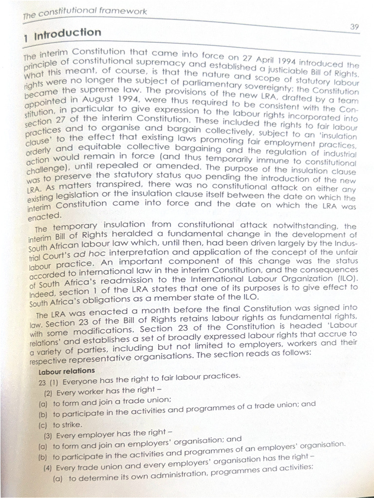 Constitutional Framework - Chapter 3 | PDF