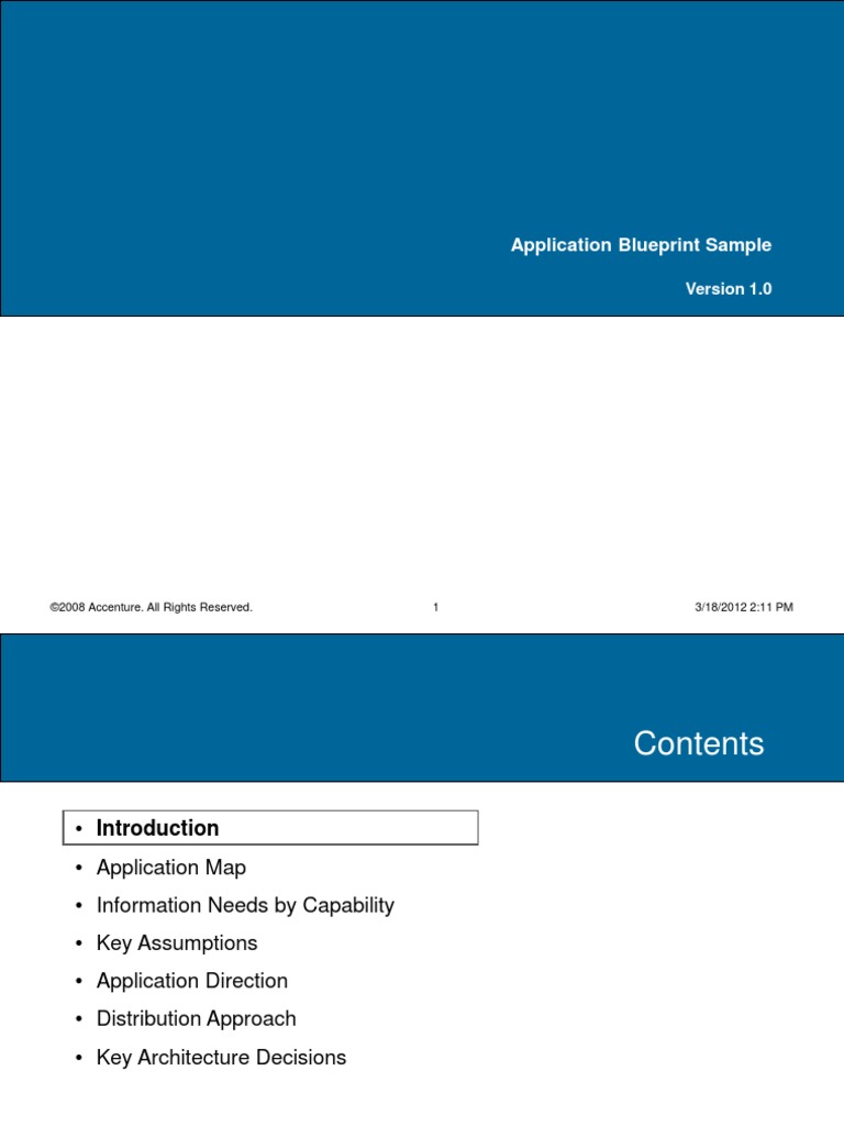 Application Blueprint Sample | PDF | Enterprise Resource Planning ...
