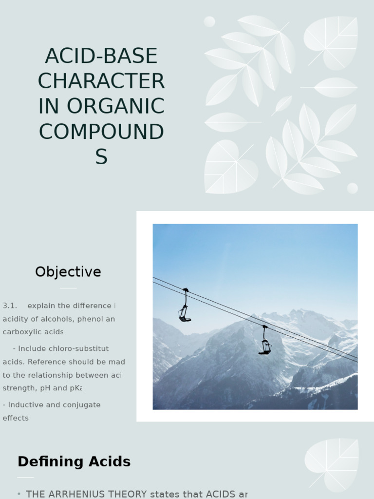 Acidity of Organic Compounds-WIlliams | PDF | Acid | Acid Dissociation ...