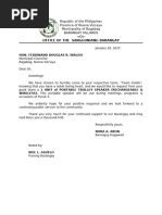 Sample Speech for Barangay Kagawad | PDF | Tagalog Language