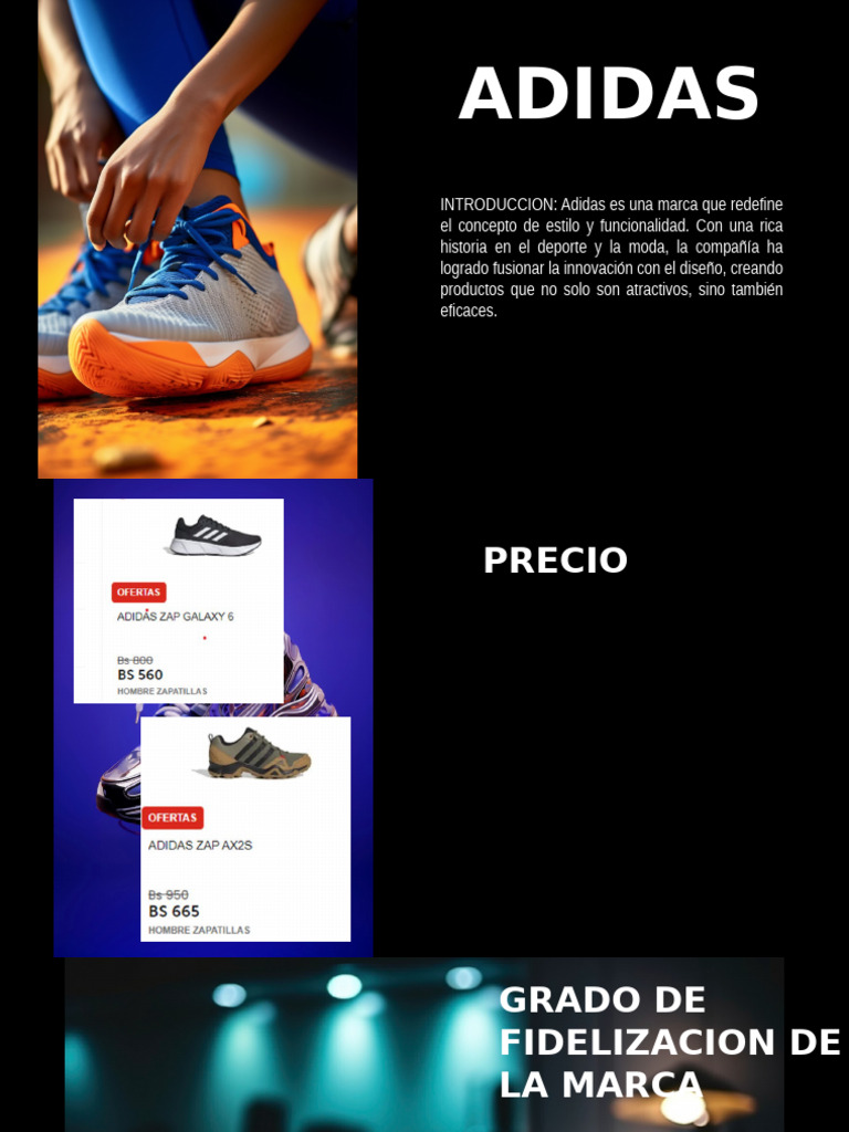 Adidas: Estilo y Funcionalidad | PDF