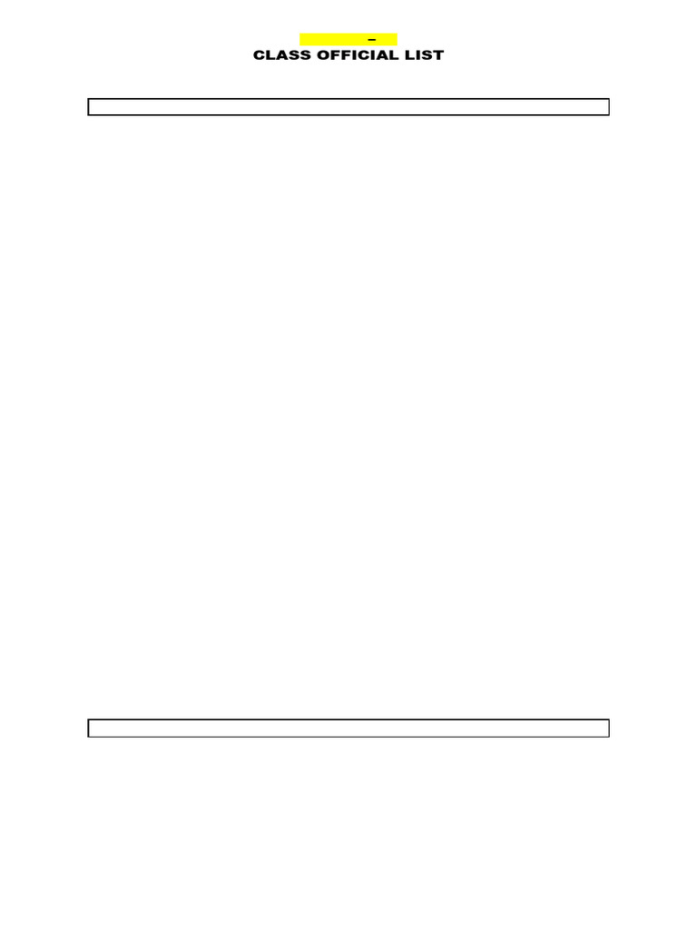 Bsit BTM 1b Class List | PDF