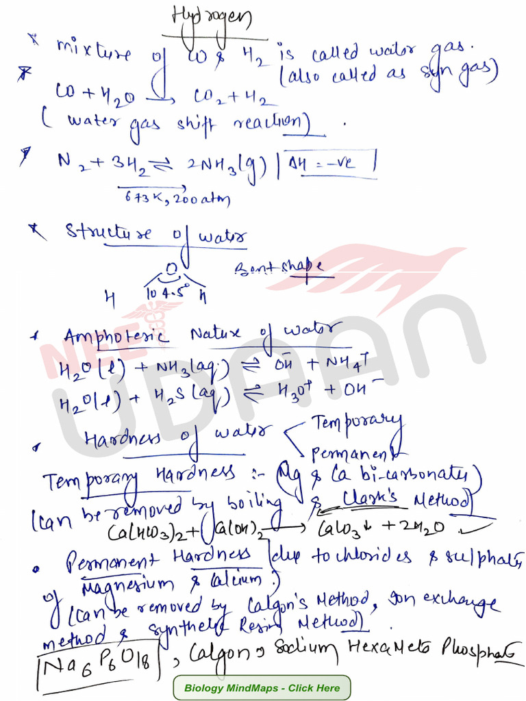 Inorganic Chemistry Class 12 Notes | PDF | Physical Sciences | Enthalpy