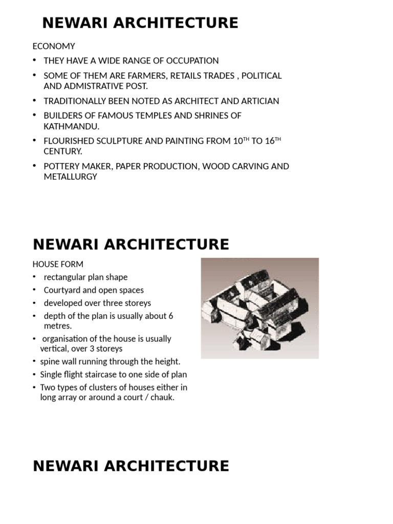 Newari Architecture | PDF
