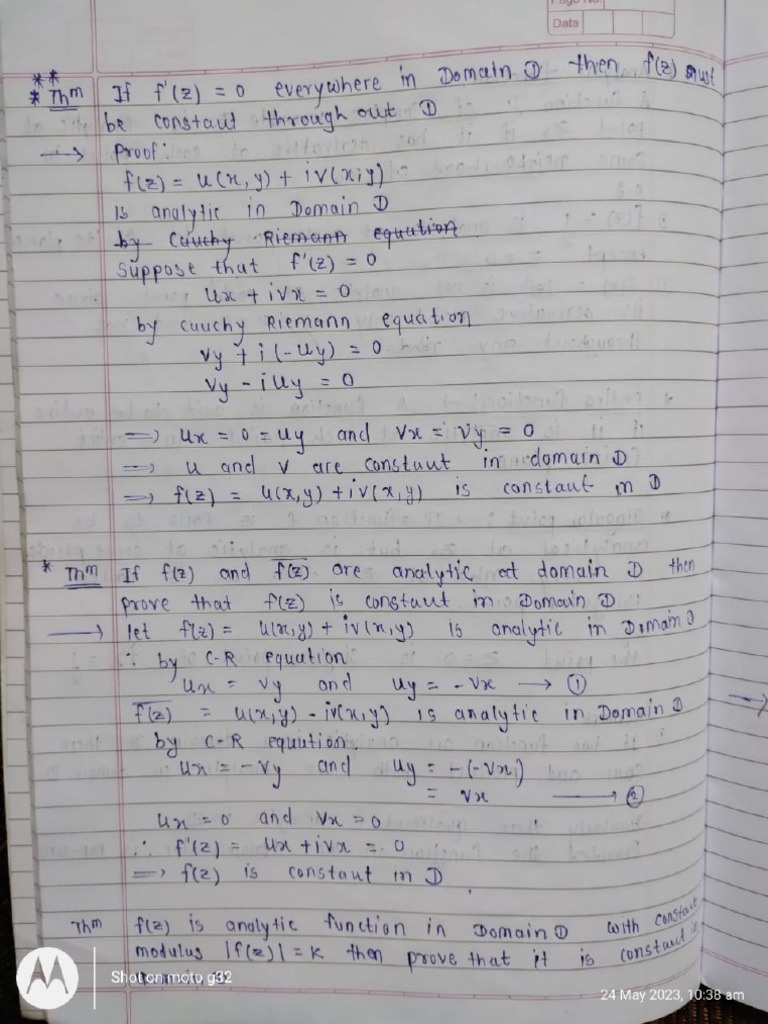 Complex Theorems | PDF