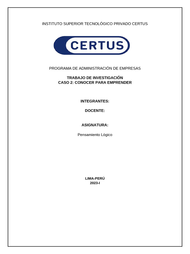 Grupo 1 Logico | PDF | Business | Economias