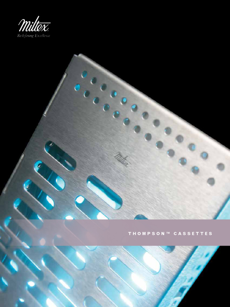 Miltex - Cassettes-Brochure | PDF | Sterilization (Microbiology)