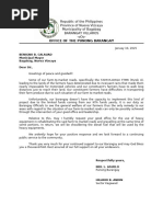 Letter Request To DPWH | PDF | Social Science