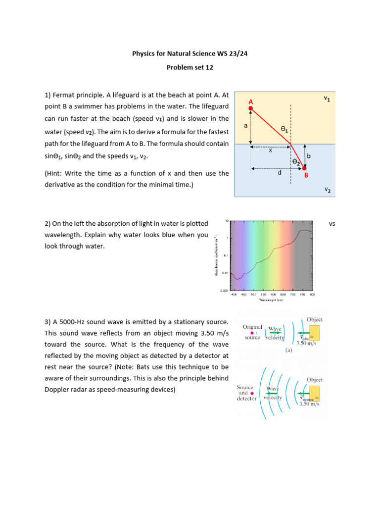 12 Waves Sound Light Solution | PDF
