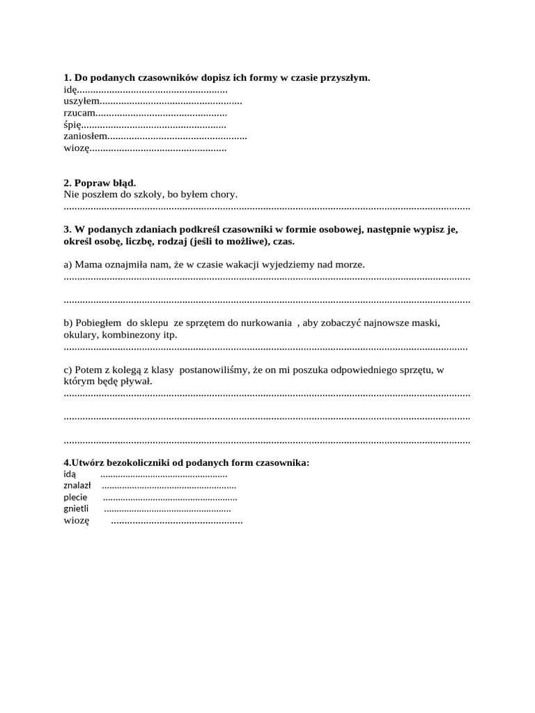 Zaj - Wyr. 4a J.plski 11.05. | PDF