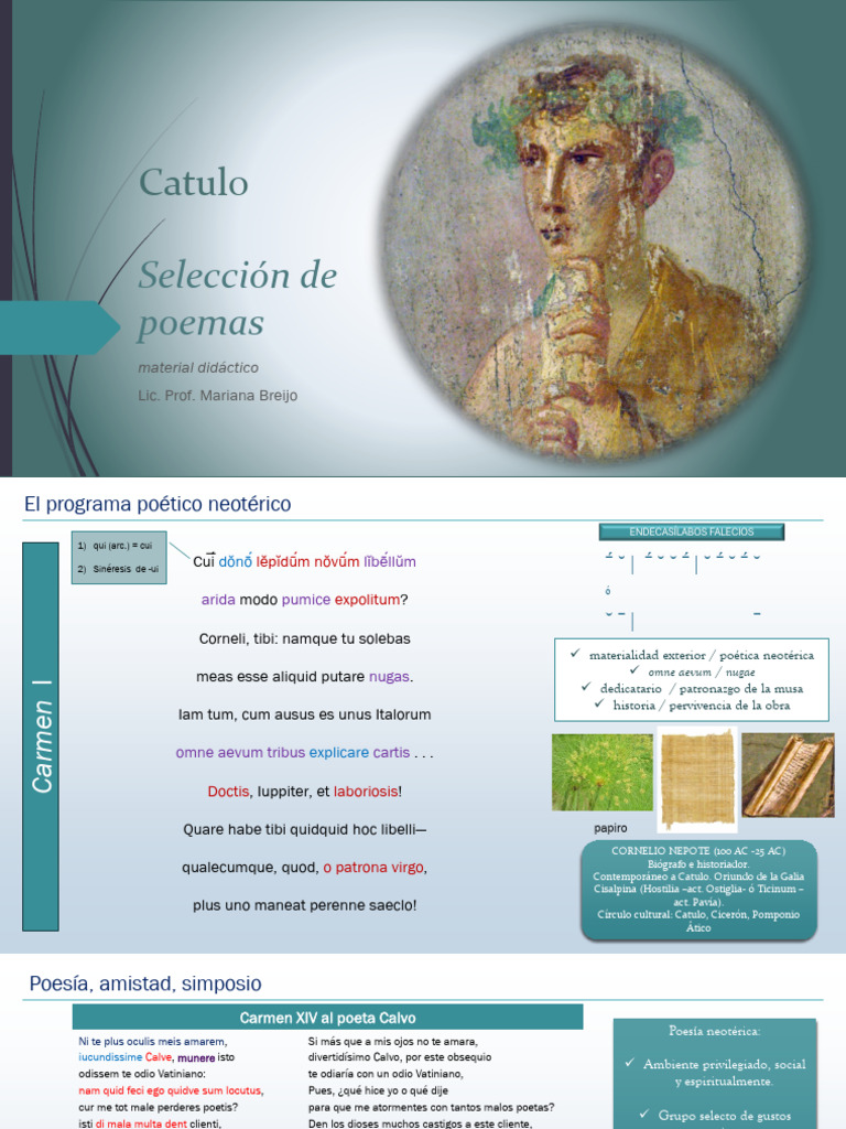 Conclamatio Mortis en Catulo | PDF | Poética | Poesía