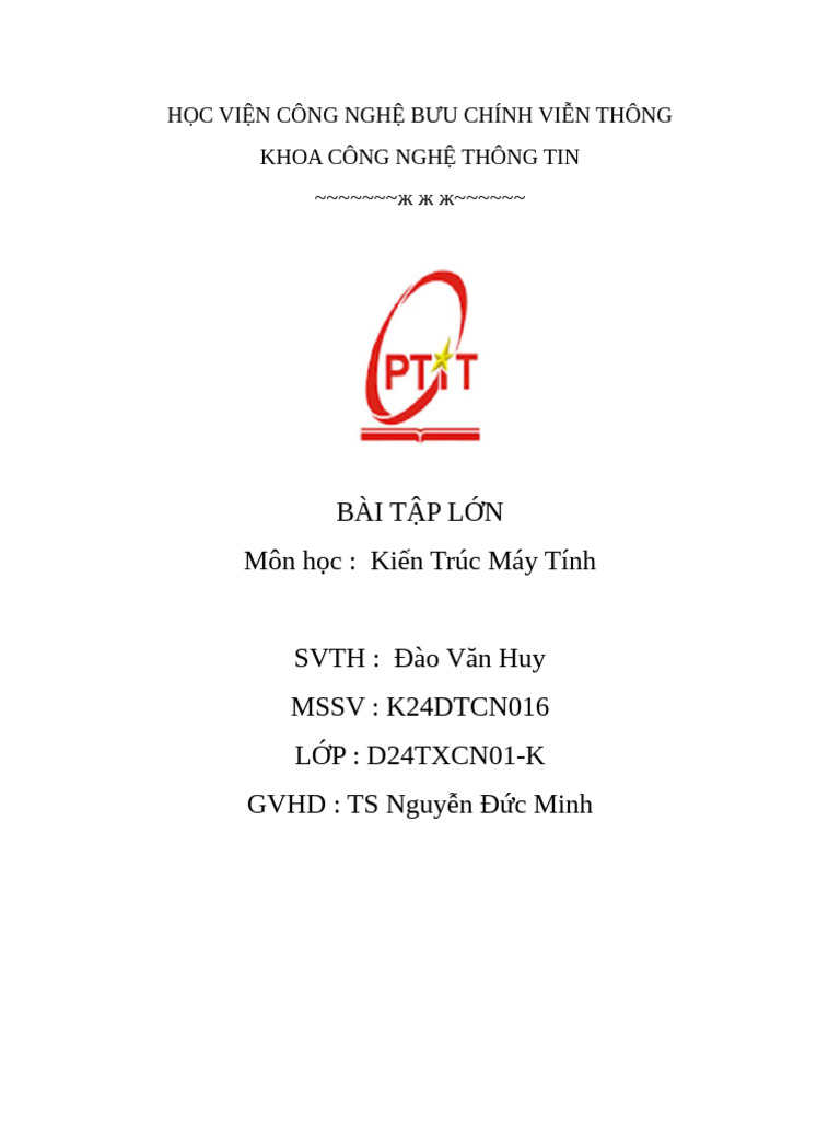 DaoVanHuy K24DTCN016 BTL KTMT D24TX-2 | PDF