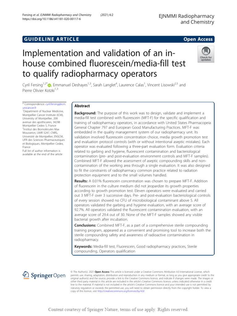Implementation and Validation of An In-House Combi | PDF | Creative ...