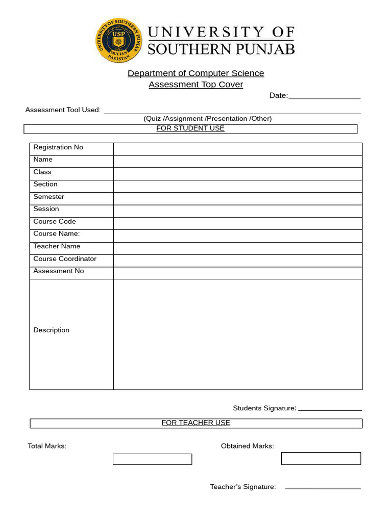 Assignment Top Cover | PDF