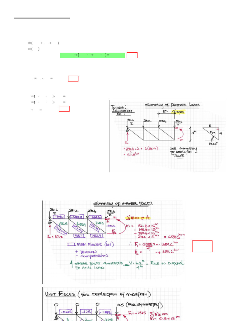 CIV518 Design of Steel Structures: Assignment 1 solutions | PDF | Truss | Structural Engineering