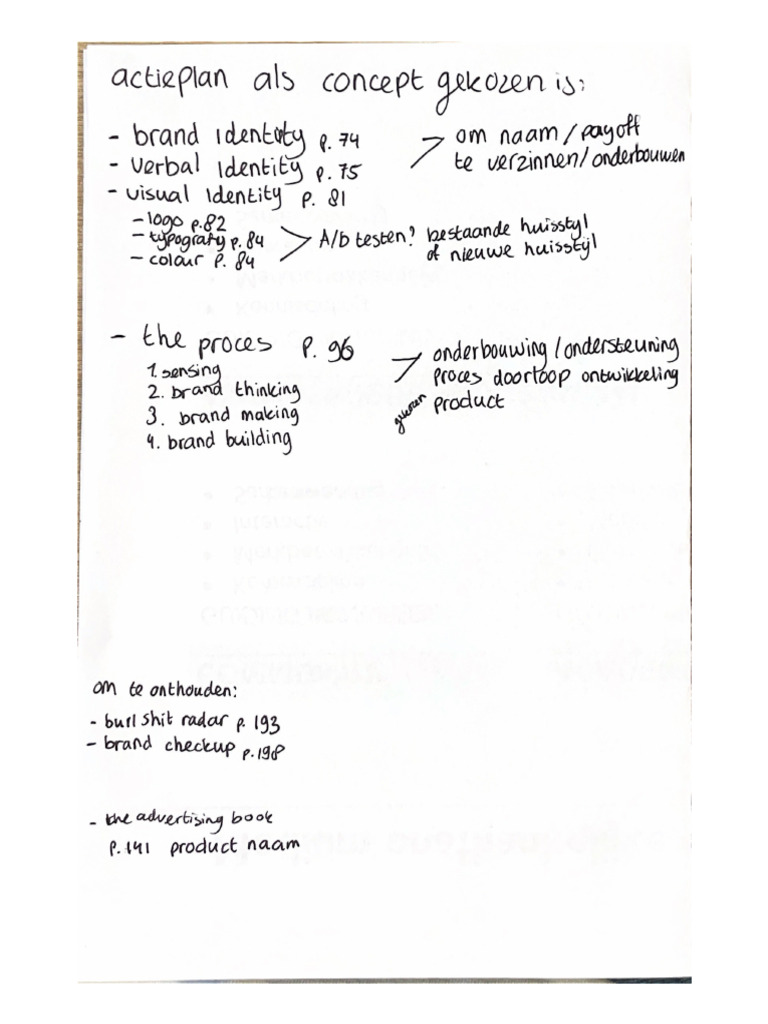 Actie Plan Als Concept Gekozen Is | PDF