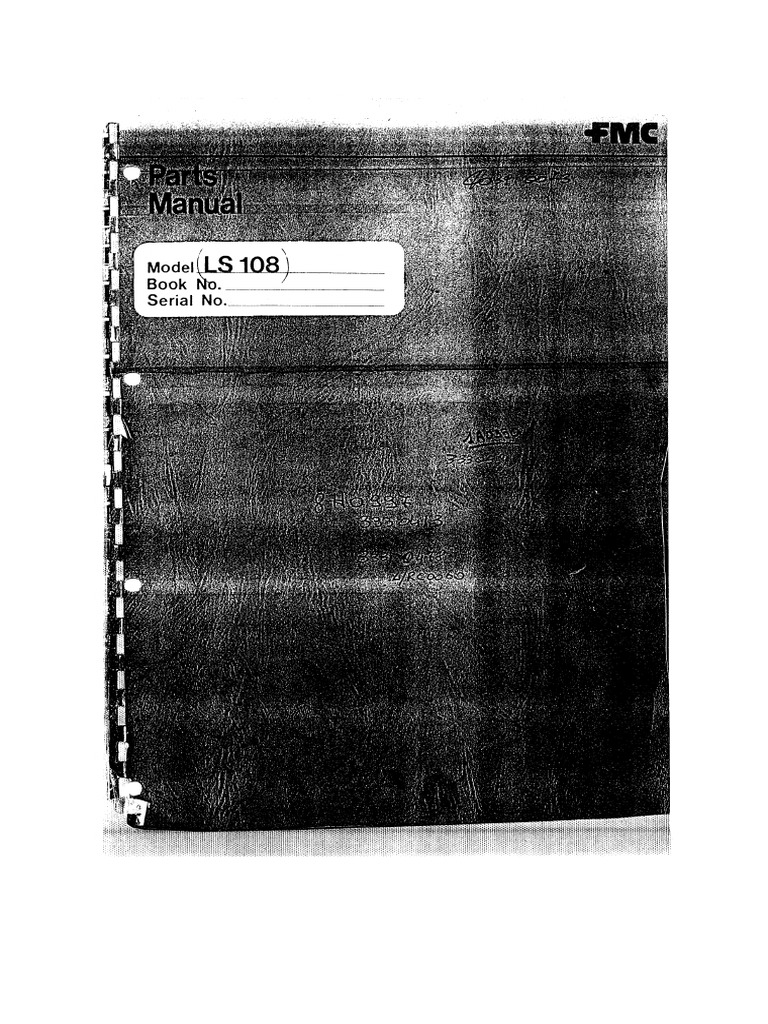 Link-Belt LS-108 DX Parts Manual | PDF