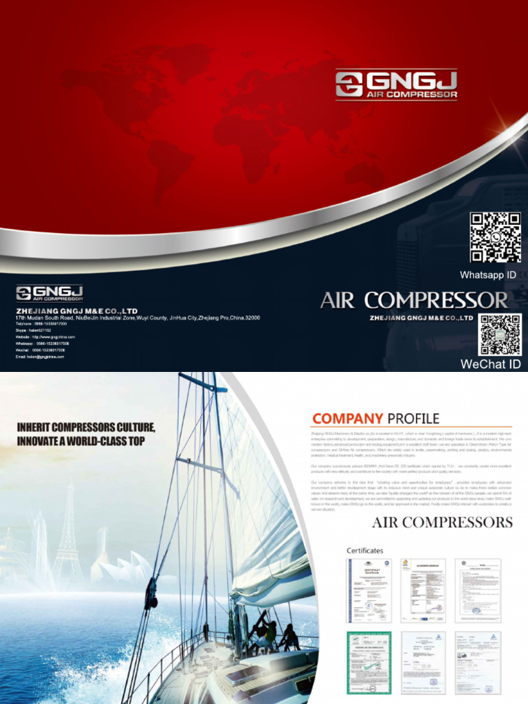 GNGj air compressor Catalog 2021 | PDF
