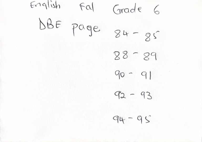 DBE Page | PDF