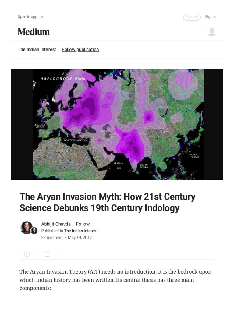 The Aryan Invasion Myth_ How 21st Century Science Debunks 19th Century Indology _ by Abhijit ...