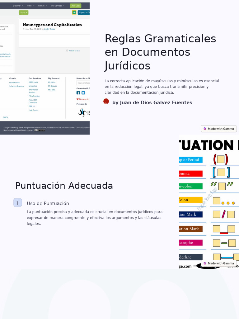 Reglas Gramaticales en La Redaccion de Documentos Juridicos 2024 | PDF