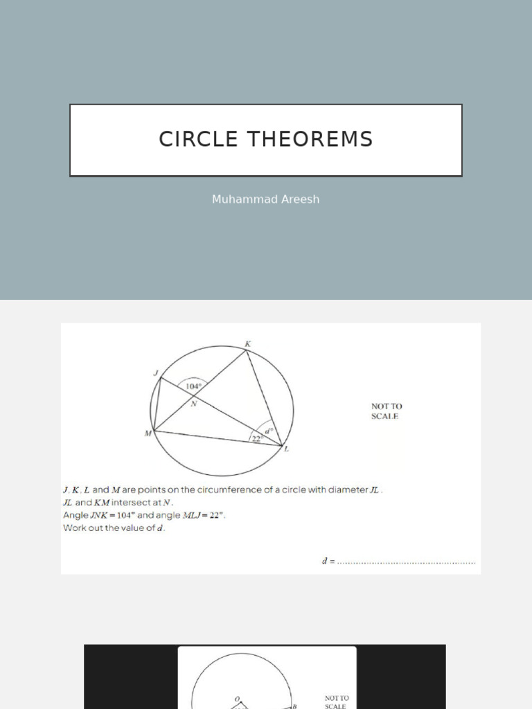 Circle Theorems | PDF