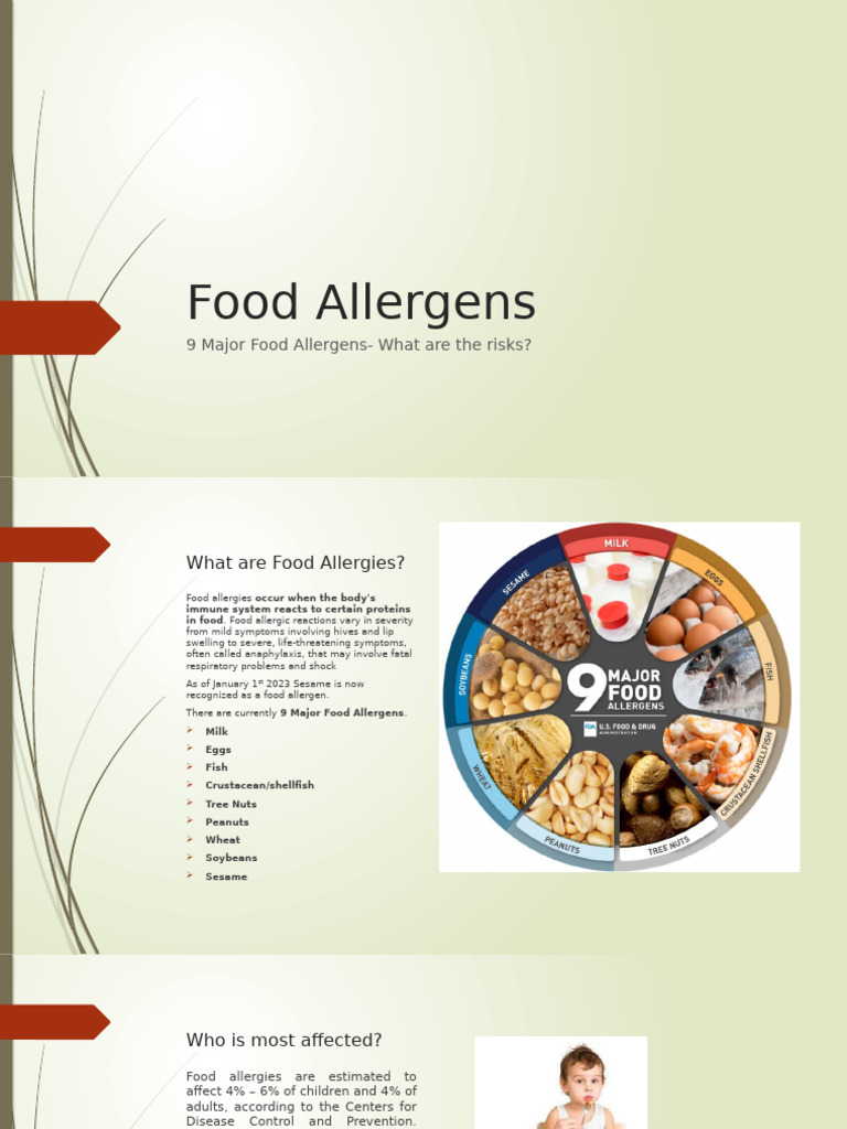 Food Allergens | PDF