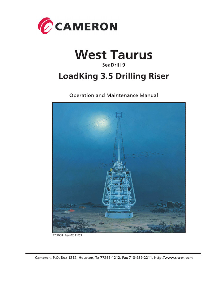 Camerom - Riser JT - LK 3.5 - West Taurus Rev.2 | PDF