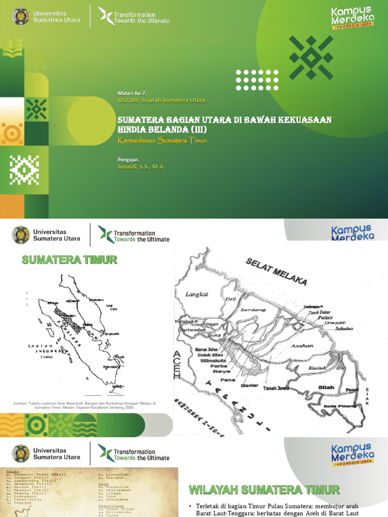 P7 - Sumatera Utara Menjadi Bagian Hindia Belanda (III) | PDF