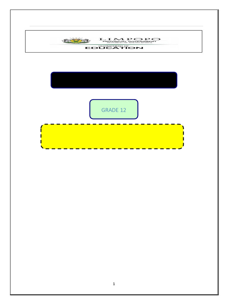 Grade 12 Geography Research Project Guide | PDF