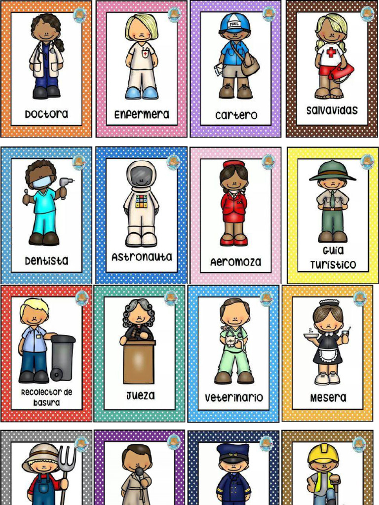 Flashcards Oficios | PDF