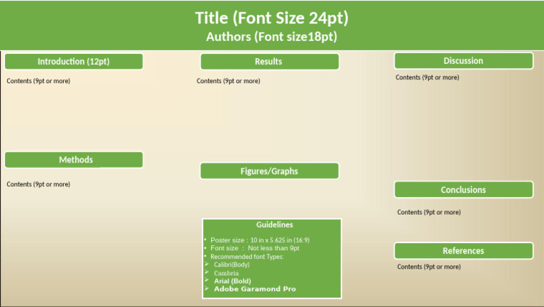 Sample E-poster Template (1) | PDF
