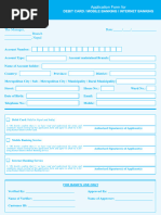 SMS Alert Form | PDF | Banks | Debit Card