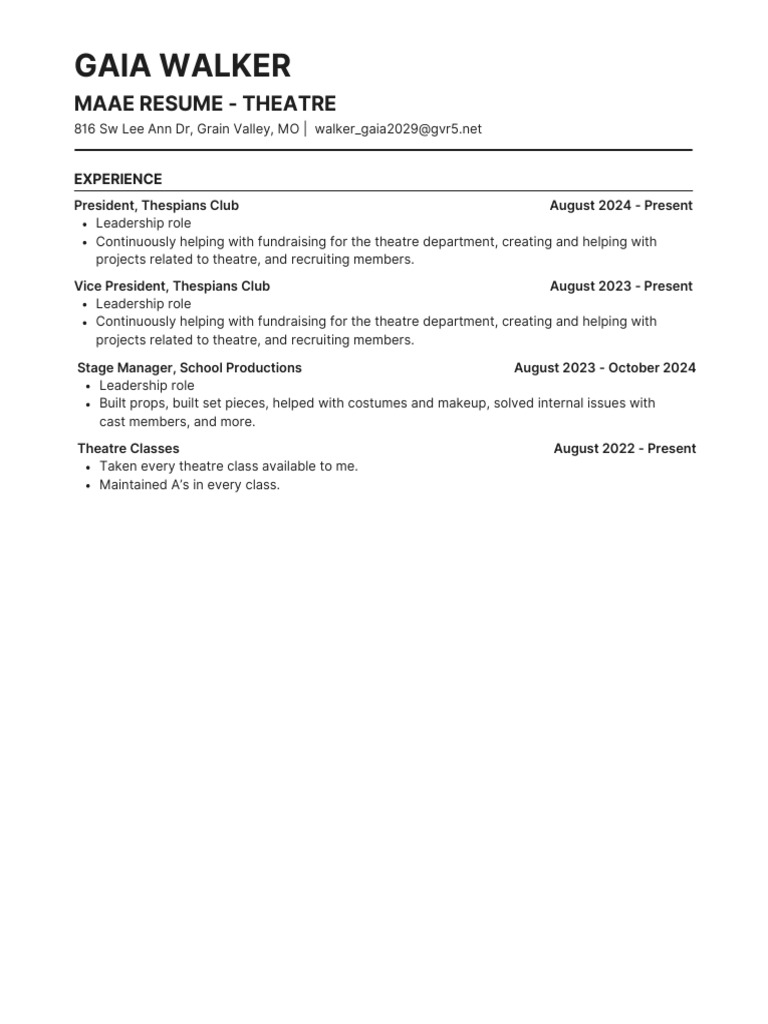 Walker Resume | PDF