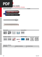 Hilti HIT-HY 200 Injection Mortar Datasheet | PDF | Drill | Concrete