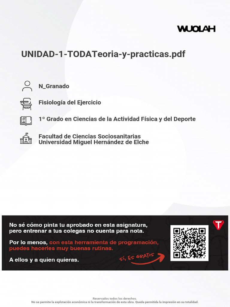 Fisiologia Umh | PDF | Pulmón | Sistema circulatorio