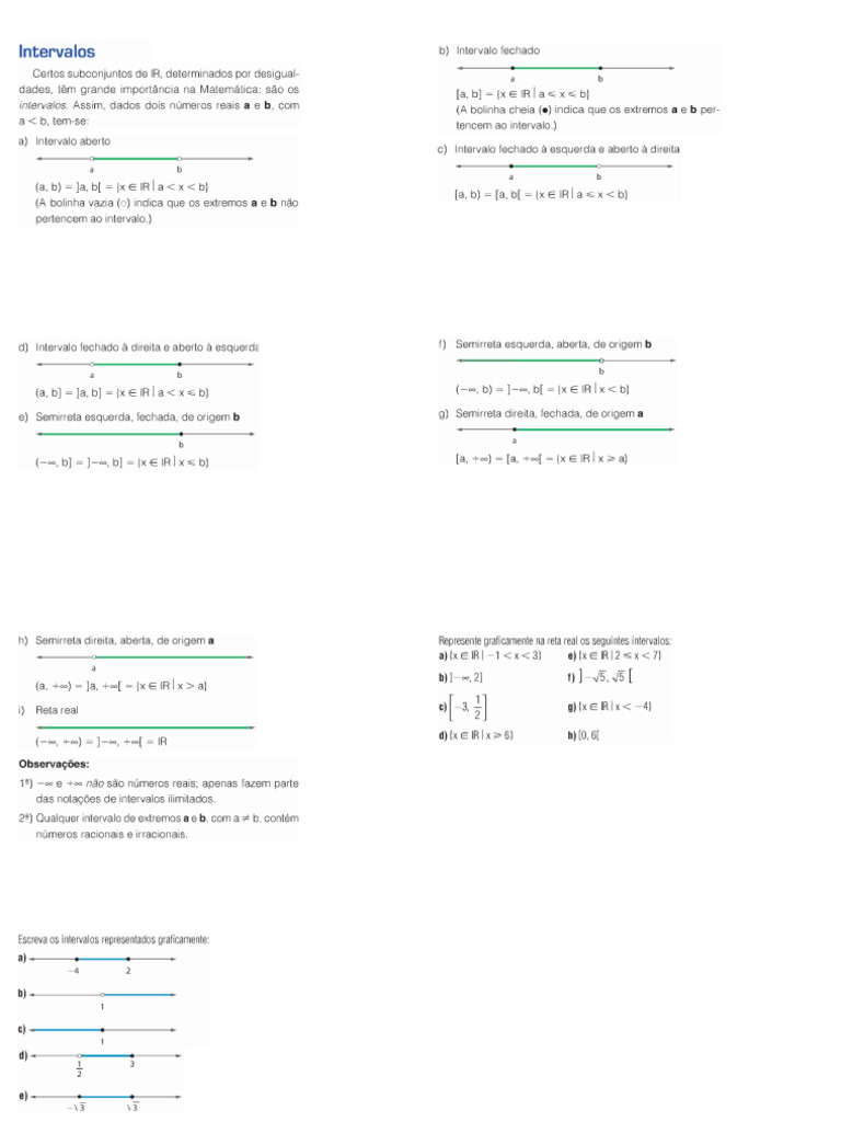 Intervalos | PDF